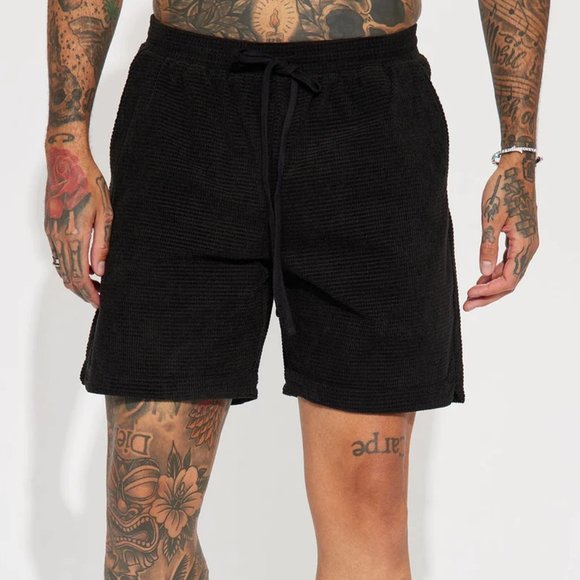 Fashion Nova | Shorts | Fashion Nova Square Up Textured Warmup Shorts ...